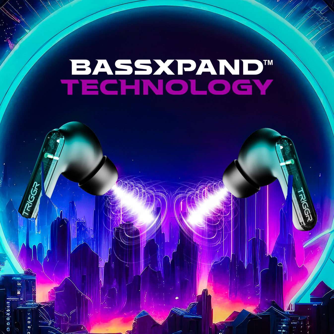 TRIGGR Kraken X3 with RGB Lights, 40ms Latency, Quad ENC, Rapid Pair,