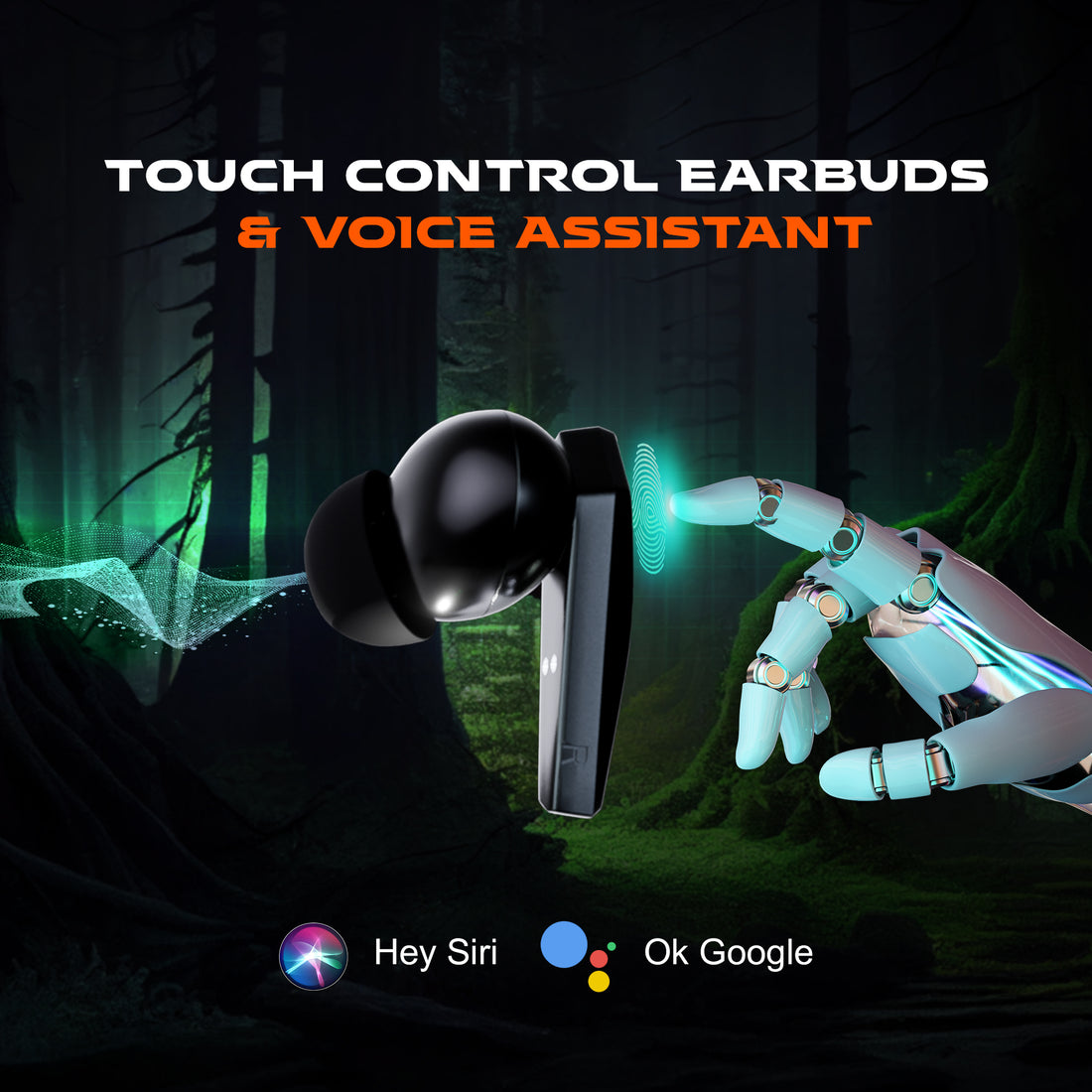 TRIGGR Kraken X1 with Battery Display, 40ms Latency, Quad Mic ENC, 40